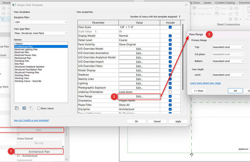 آموزش کامل تنظیمات View Range در رویت | دکتر رویت